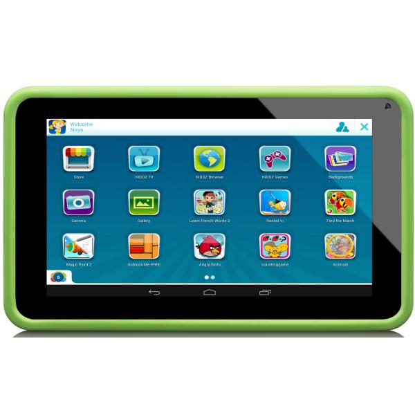 Tablet Lenco Kidztab-74 7'' Quad Core 1.3ghz 8GB Wifi Android 4.4 Green ...