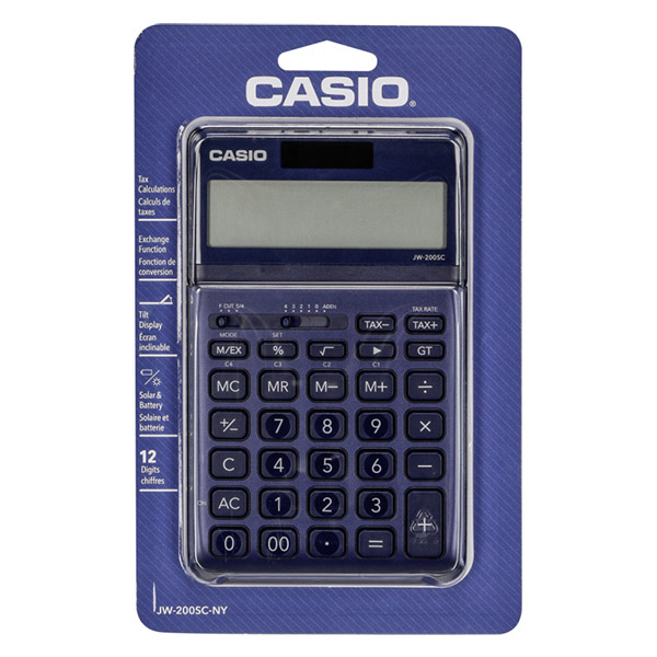 Casio Jw-200sc-ny Dark Blue - Calculators (PER.925398)