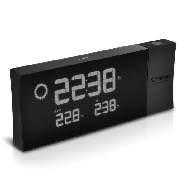 Oregon Scientific Bar223pn_bk Prysma Atomic Projection Clock With ...