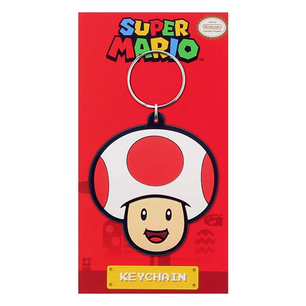 Pyramid Super Mario - Toad Rubber Keychain (rk38926c) - Μπρελοκ (PER ...