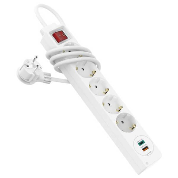 Hama 133758 Power Strip, 5-way, Usb-c/usb-a Socket, Pd/quick Charge Max. 18w, WS - Ηλεκτρικα ...