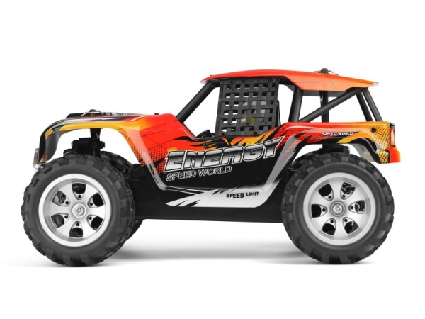 RC Monster Truck 1:18 - Potent 4WD Energy 2.4ghz 25km/h Red/orange ...
