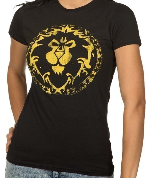 Jinx WOW Alliance Shield Women's TEE S - T-shirts (PER.130634)