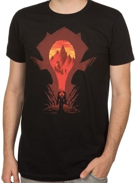 Jinx WOW Horde Silhouette Premium TEE S - T-shirts (PER.130690)
