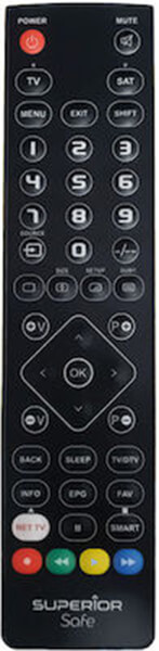 Superior Slim Safe 2in1 Black - Remote control (PER.208518)