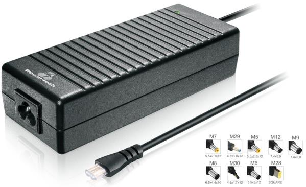 Powertech Pt-373 Laptop PSU Universal Auto 120w - 9 Tips - Τροφοδοτικα ...