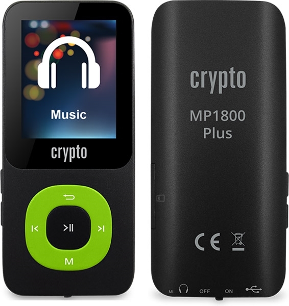 Crypto Mp1800 Plus 64gb MP3 Player Green - Mp3 player (PER.215484)