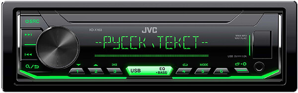 JVC Kd-x163 - Ηχοσυστηματα αυτοκινητου (PER.220126)