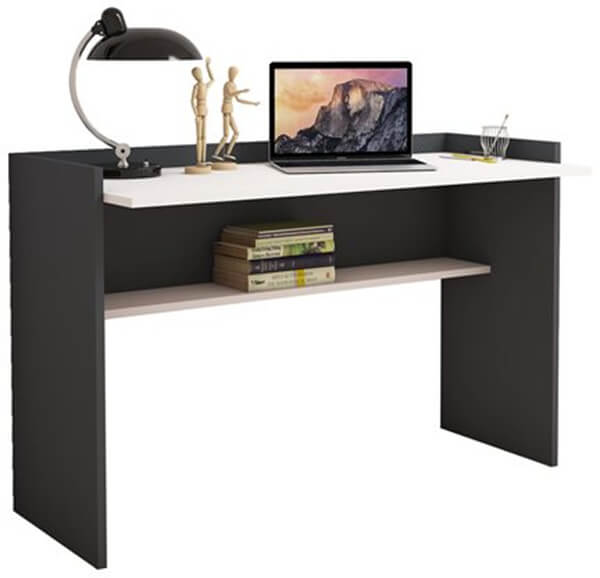 Γραφειο Μελαμινης Γκρι Λευκο Hm9227.13 118x58x80υ ΕΚ. - Επιπλα γραφειου ...