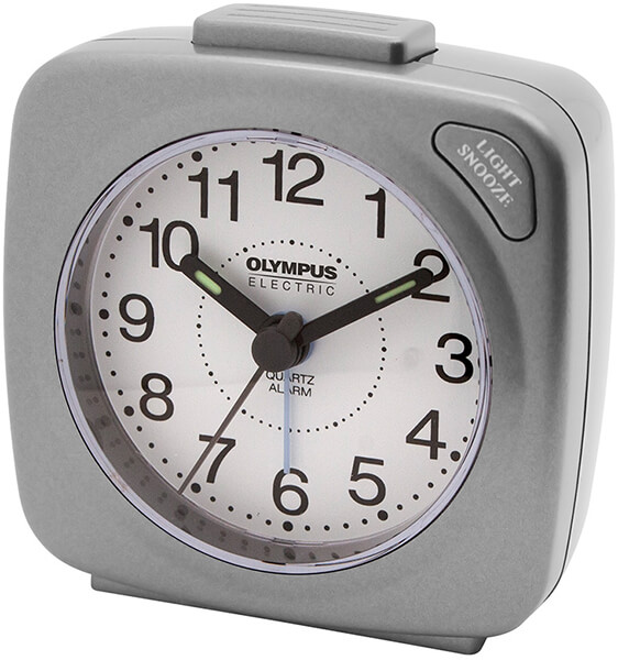 Olympus Επιτραπεζιο Ρολοι Με Ξυπνητηρι Ol-951 Ασημι - Ρολογια (PER.223154)