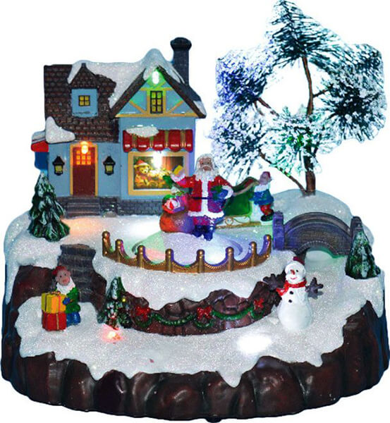 Χωριο Xmas Με Αγιο Βασιλη 20,5cm - Lifestyle gadgets (PER.223797)