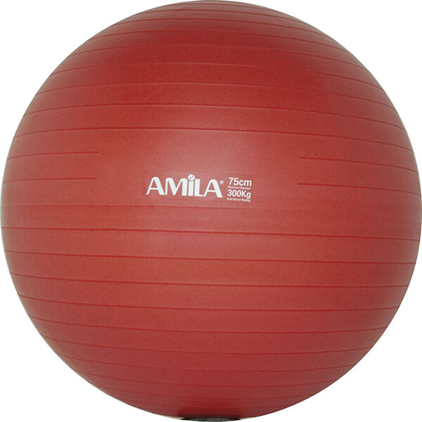 Μπαλα Γυμναστικης Amila Gymball 75cm Κοκκινη Bulk - Μπαλες γυμναστικης ...