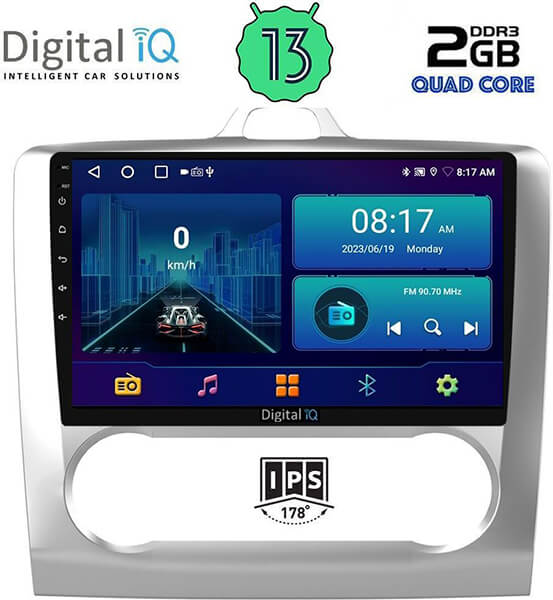 Digital IQ BXB 1156_gps Clima (9") Multimedia Tablet OEM Ford Focus Mod ...