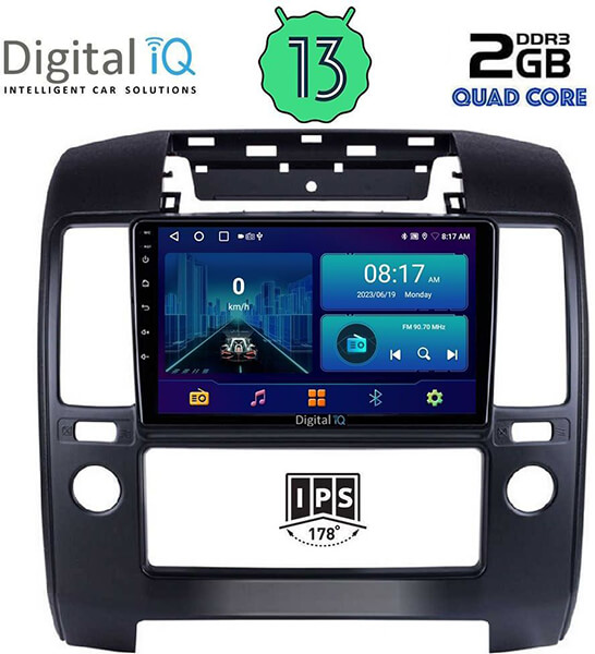 Digital IQ BXB 1454_gps A/C (9") Multimedia Tablet OEM Nissan Navara ...