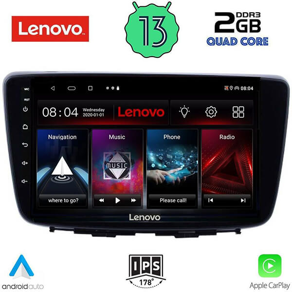 Digital IQ Lenovo LVD 4672_cpa (9") Multimedia Tablet OEM Suzuki Baleno Mod. 2016 ...