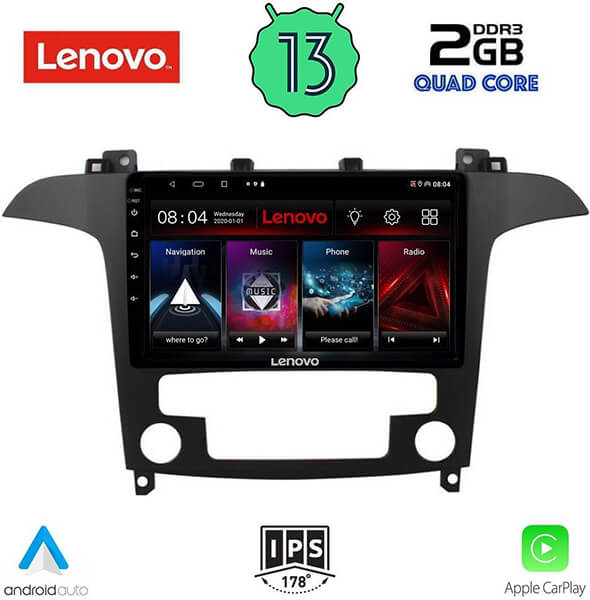 Digital IQ Lenovo LVD 4175_cpa Clima (9") Multimedia Tablet OEM Ford Smax Mod. 2006-2014 ...