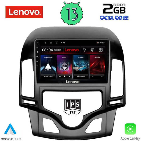 Digital IQ Lenovo LVF 7231_cpa Clima (9") Multimedia Tablet OEM Hyundai I30 Mod. 2007-2012 ...