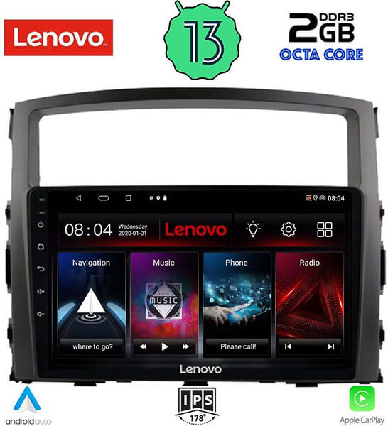 Digital IQ Lenovo LVF 7446_cpa (9") Multimedia Tablet OEM Mitsubishi Pajero Mod. 2006-2013 ...