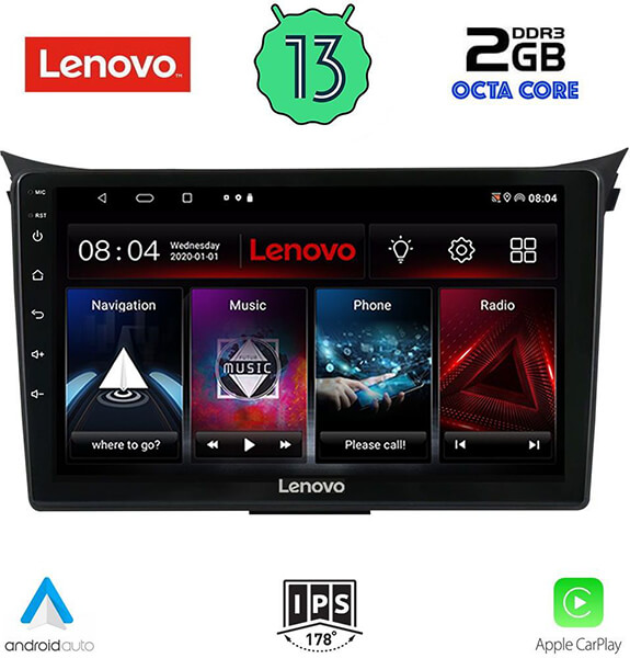 Digital IQ Lenovo LVF 7232_cpa (9") Multimedia Tablet OEM Hyundai I30 Mod. 2012-2017 ...