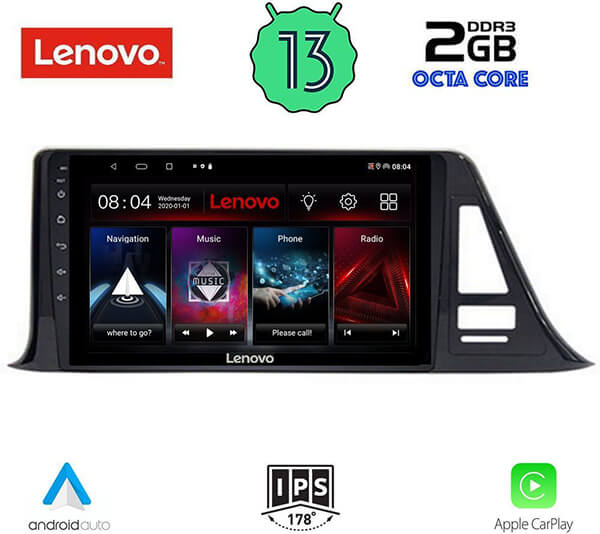 Digital IQ Lenovo LVF 7709_cpa (9") Multimedia Tablet OEM Toyota Ch-r mod. 2017> - Ηχοσυστηματα ...