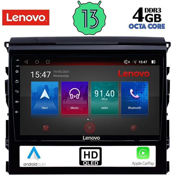 Digital IQ Lenovo SSX 9725_cpa (9") Multimedia Tablet OEM Toyota Landcruiser Mod. 2016-2019 ...