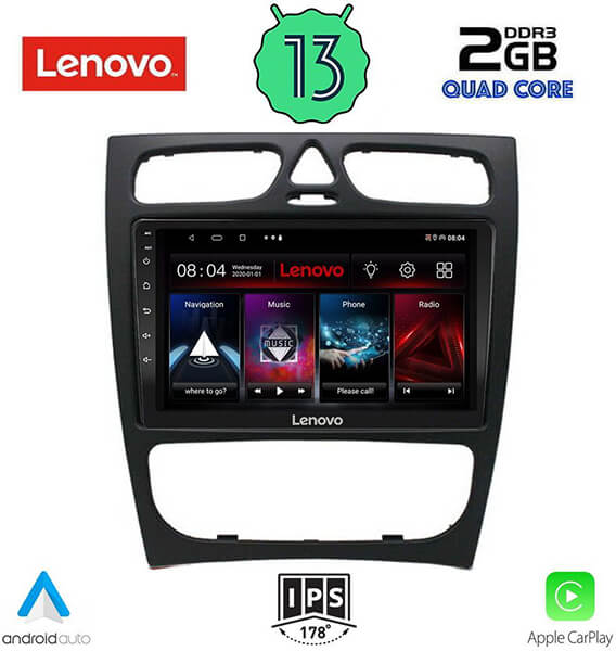 Digital IQ Lenovo LVD 4402_cpa (9") Multimedia Tablet OEM Mercedes C (w203) Mod. 1999-2004 ...