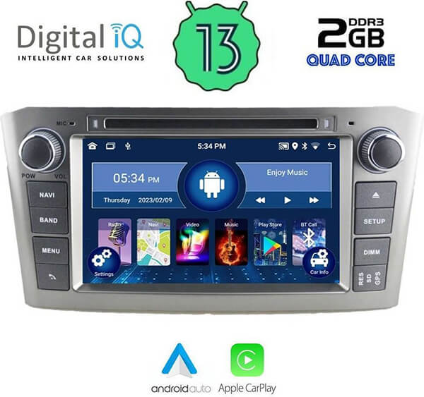 Digital IQ MSD 025_cpa (7 Deck) Multimedia OEM Toyota Avensis Mod. 2003 ...