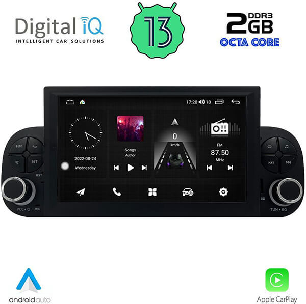 Digital IQ MSF 323_cpa (7" Deck) Multimedia OEM Fiat Panda Mod. 2012 ...