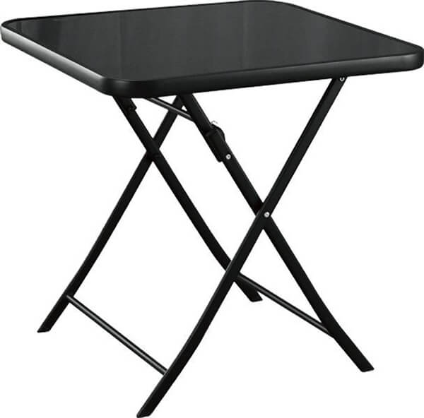 Bormann Bsp1158 Τραπεζι Εξ.χωρου 70x70x72cm Πτυσσομενο Μεταλλικο Γκρι ...