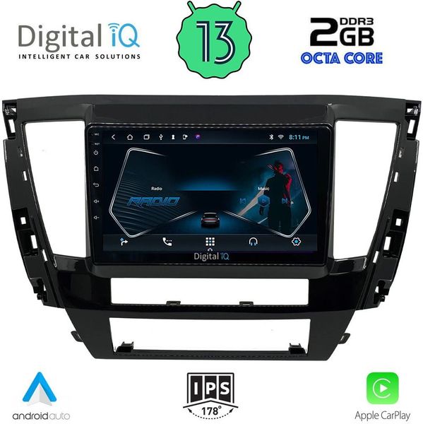 Digital IQ RTC 5447s_cpa (9") Multimedia Tablet For Mitsubishi Pajero ...