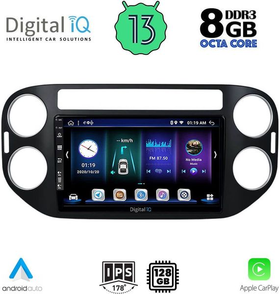 Digital IQ BXD 8760_cpa 9inc Multimedia Tablet For VW Tiguan Mod. 2004 ...