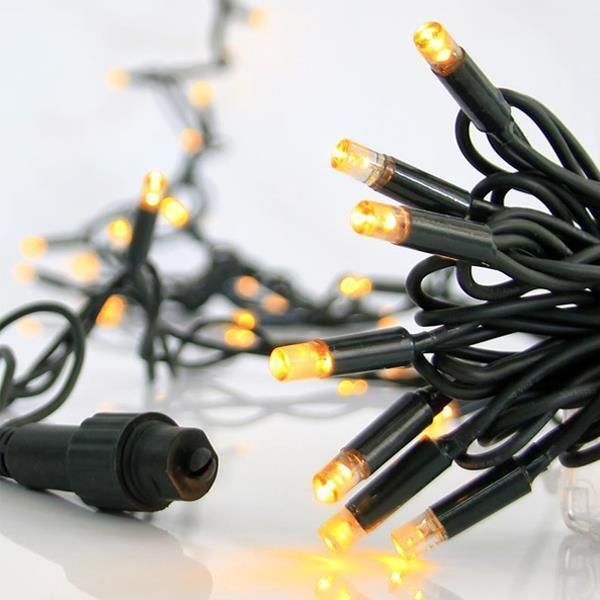 Eurolamp 100 Θερμα Λευκα LED 5MM 230v 3 Επεκ/σεις ΩΣ 9 ΣΕΤ 1.5m Ιρ65 ...