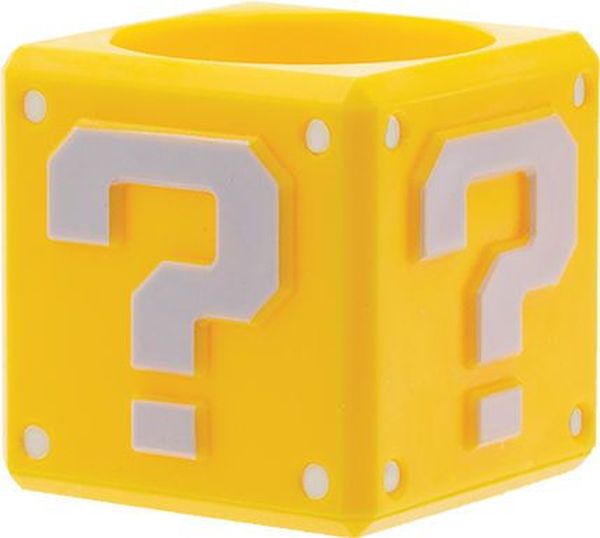 Paladone: Super Mario - Question Block EGG CUP & Toast Cutter - Gadgets ...