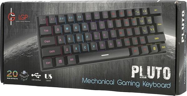 Lamtech RGB Mechanical Gaming Keyboard Blue Switch Black With Type-c ...