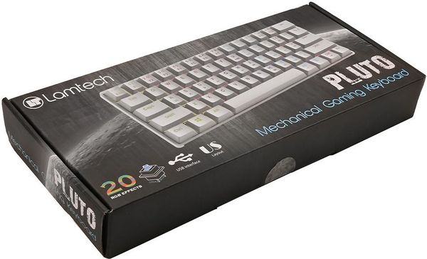Lamtech RGB Mechanical Gaming Keyboard Blue Switch White With Type-c ...
