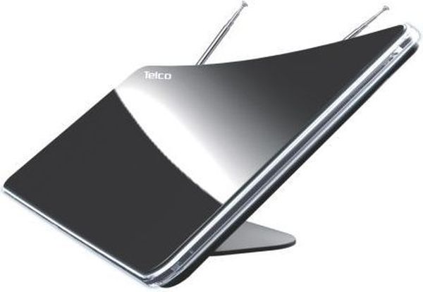 Telco Κεραια Τηλεορασης Εσωτερικου Χωρου Κυρτη 45db Μαυρη Dvb-t836fv ...