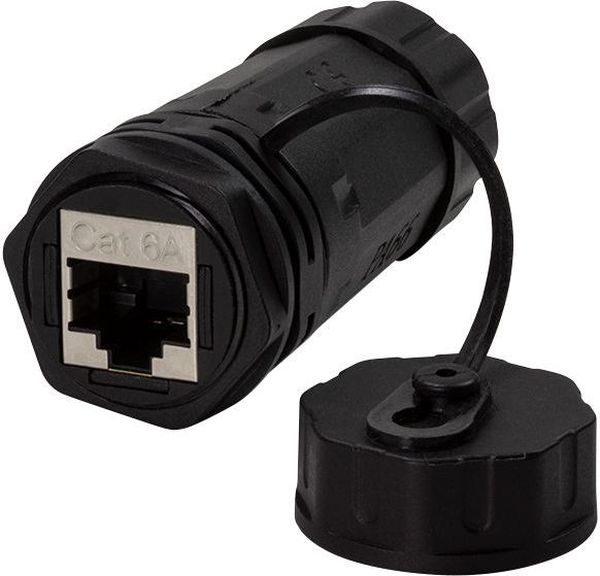 Logilink Outdoor Cat.6a Bulkhead Coupler 2 X Rj45, Ip68, Long Type ...