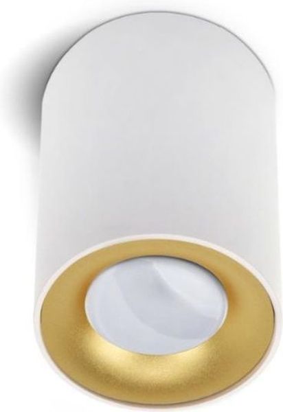 Geyer Επιτοιχο Spot Στρογγυλο Trio90l Gu10 Λευκο - Φωτιστικα (PER.256865)