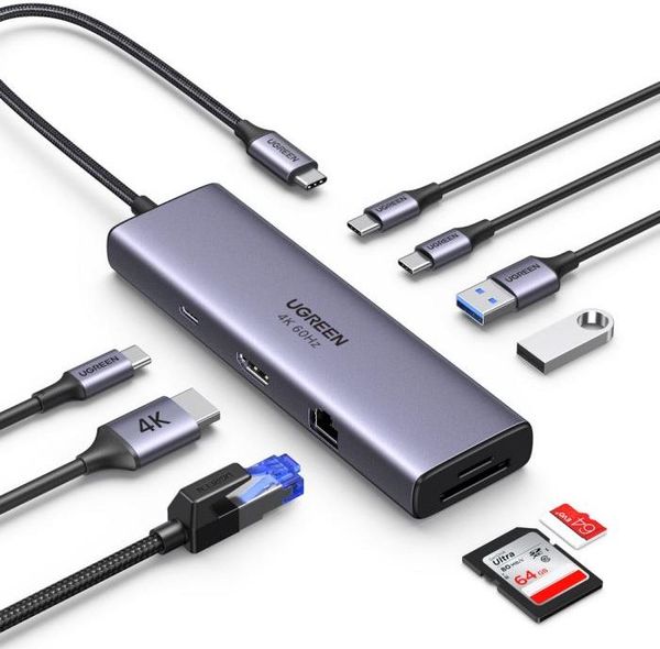 Multi Function Type-c Converter 9 IN 1 Ugreen Cm498 15375 - Converters ...