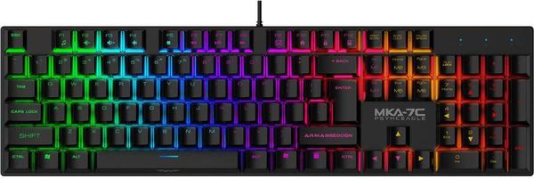 Armaggeddon Mechanical Keyboard Mka-7c Phycheagle Black Mka-7c-blk ...