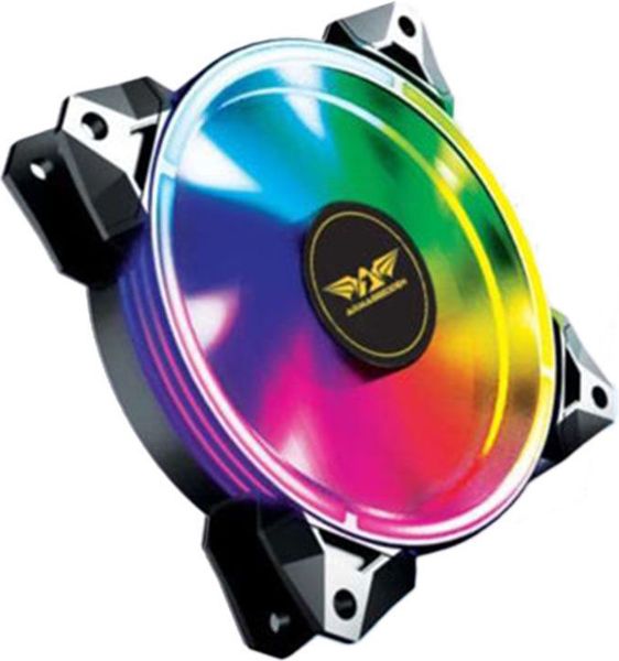 Armaggeddon Gaming PC Cooling FAN (120mm RGB Fan) Neuron RGB Ring IV ...