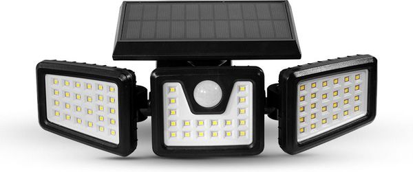 Ηλιακος Προβολεας Bormann Blf4000 LED Ασφαλειας 6.5w Με Ανιχνευτη ...
