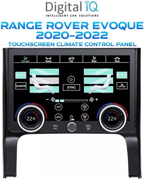 DIQ FZ 2026 Touchscreen Climate Control Panel 10" For Range Rover Evoque Mod. 2020-2022 - Car ...