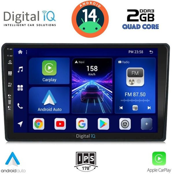 Digital IQ BXC 3699_cpaa (10inc) Multimedia Tablet For Toyota Auris Mod ...