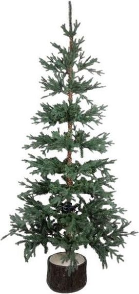 Eurolamp Δεντρο Δανια PE KAI PVC Με Ξυλινο Κορμο ΣΤΗ Βαση 210cm 600 ...