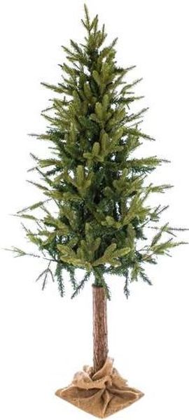 Eurolamp Δεντρο Ελατο Τεργεστη Pvcpe Με Ξυλινη Βαση 210cm 600-30537 ...