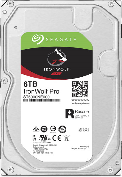 HDD Seagate St6000ne000 Ironwolf PRO NAS 6TB 3.5'' Sata 3 - Σκληρος ...