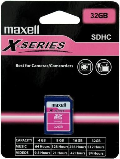 Maxell X-series 32gb Sdhc Class 4 - Ειδικες μνημες (PER.320003)