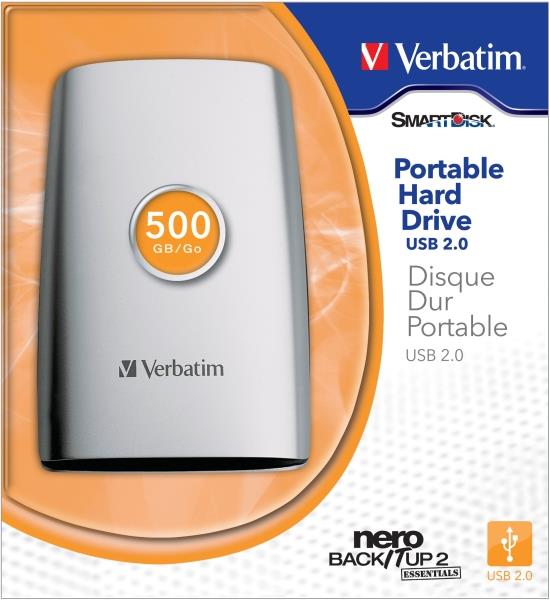 Verbatim 500gb 2.5'' Portable Hard Drive USB 2.0 - Εξωτερικοι δισκοι ...