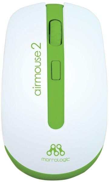 Powerlogic Airmouse 2 Hi-res Wireless Optical Mouse White Green ...